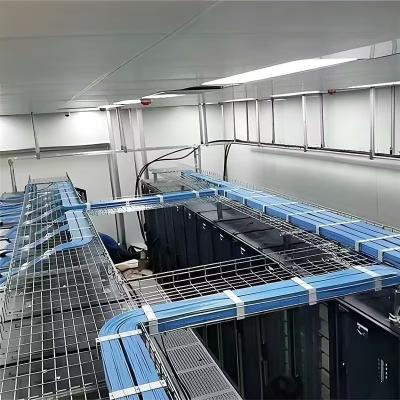 China 150mm Cable Basket 2m 3m Customizable Metal Network Cable Bridge for sale