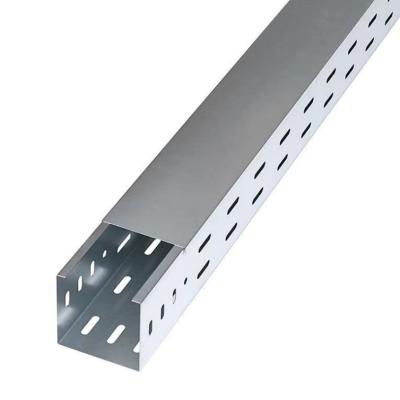 China 50mm Aluminium Cable Tray Perforated Type With Cover for sale