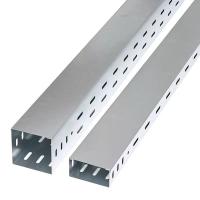 China 50mm Aluminium Cable Tray Perforated Type With Cover for sale