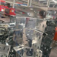 China Aluminum Alloy Metallic Perforated Cable Tray 100mm Fully Enclosed for sale