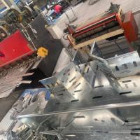 China Medium Duty 800mm Gi Perforated Cable Tray Hot Dip Galvanized for sale