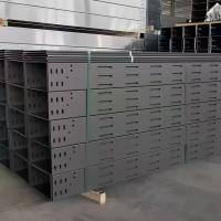 China Electrical 600mm Perforated Metal Cable Tray / Cable Channel for sale