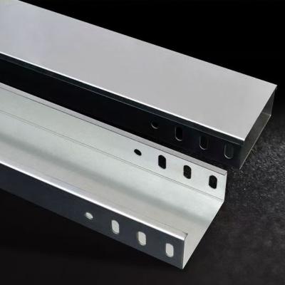 China Electrical 600mm Perforated Metal Cable Tray / Cable Channel for sale