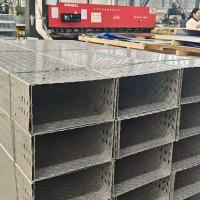 China Aluminum Alloy 50mm Cable Tray Perforated Type Light Duty for sale