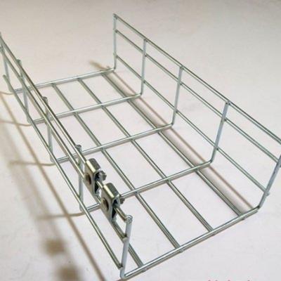 China 600 Mm Gi Wire Mesh Cable Tray For Cable Management for sale