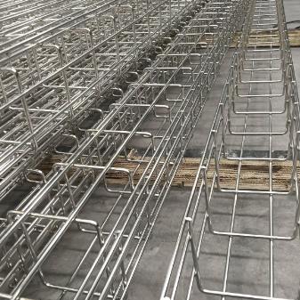 China 304/316/316L Stainless Steel Cable Basket Open Style Cable Routing Solution for sale