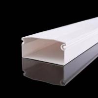 China Lightweight 30x20mm Pvc Cable Tray With Cover for sale