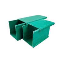 China Anti Corrosion 250 X 100mm Fibreglass Cable Tray For Chemical Plant for sale