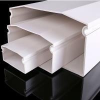 China Lightweight 40x25mm Electrical Cable Tray Pvc Easy Installation for sale