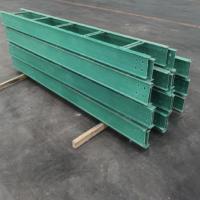 China Corrosion Proof 200mm X 100mm FRP Cable Support Tray With Protective Cover for sale