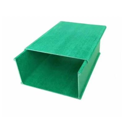 China Corrosion Resistant Fiberglass Perforated Cable Tray 600 X 100mm for sale