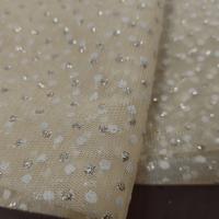 China 100% Polyester Sparkle Glitter Tulle Mesh Lightweight Breathable Quick-Dry Weft Knitted Fabric for Skirt & Dress Thick Density for sale