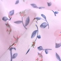 China Women's Lightweight Linen Fabric Sarees Soft Digital Flower Printed Mesh for Party & Wedding Breathable & Fashionable for sale