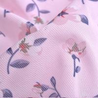 China Women's Lightweight Linen Fabric Sarees Soft Digital Flower Printed Mesh for Party & Wedding Breathable & Fashionable for sale