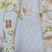 China Wholesale Breathable Floral Design Knitted Mesh Fabric Durable Printed Cloth for Clothing Bedding & Decoration Use for sale
