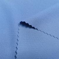 China Customized Nylon Spandex Stretch Tricot Fabric Breathable Soft Dyed Solid Swim Suit Fabrics Plain Women's Sportswear Activewear for sale
