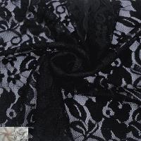 China Wide Nylon Spandex Floral Lace Fabric 87 GSM Lightweight 4-Way Stretch Soft Breathable 1 Yard for Lingerie for sale