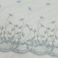 China Floral Embroidered Tulle Lace Trim Multicolor Eco-Friendly French Lace for Wedding Dresses Stylish Mesh Embroidery Decoration for sale