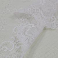 China French Fish Silk Thread Embroidery Guipure Eco-Friendly Floral Pattern Lace for Wedding Dress for sale