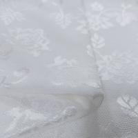 China Women's Multi-Color Nylon Jacquard Mesh Lace Fabric with Gold Thread Flowers Embroidery for Dresses for sale