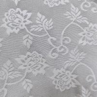 China Women's Multi-Color Nylon Jacquard Mesh Lace Fabric with Gold Thread Flowers Embroidery for Dresses for sale