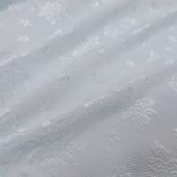 China High Quality Light Blue Floral Mesh Lace Fabric Embroidery Material for Apparel Dresses & Decorative Uses for sale