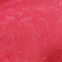 China Premium Pink Floral Pattern Lace Fabric Elastic Mesh Material for Apparel Wedding Dresses & Decorative Crafts for sale