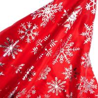 China High Quality 100% Polyester Satin Fabric Fashionable Gold Foil Encrypted Printed Breathable Home Decor Knitted Wholesale Draped for sale