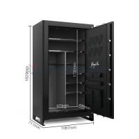 China OEM Thick Steel Cabinet Gun Safe Box Shotgun Long Gun Storage Gun Safes Fire Proof for sale