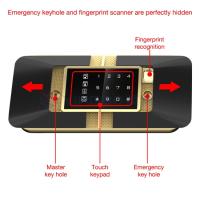 China Dual Alarm Fingerprint Lock Safe Box Movable Vault Room Safe Box YB/DK180-3C for sale