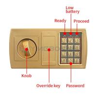 China Customized Solid Steel Electronic Digital Safe 8.5L With Full Digital Keypad for sale