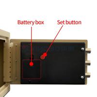 China OEM 8.5L 3Bolts Electronic Home Safes With 2 Keys Solid Steel for sale