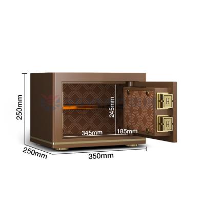 China 0.55 Cu Ft Fingerprint Lock Office Safe Box For Security for sale