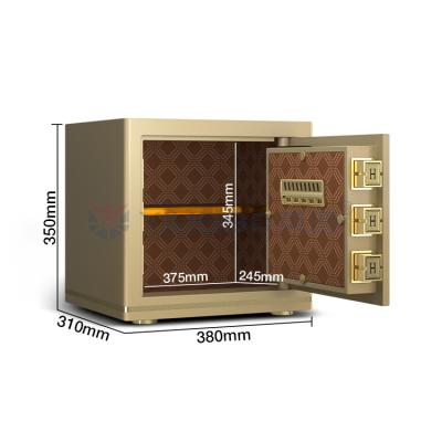 China Office Fingerprint Lock Safe Box Solid Steel OEM Color H350mm for sale