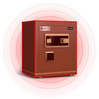 China OEM Size 1.5Cu Ft Office Fingerprint Safe Box Solid Steel 26±2KG for sale
