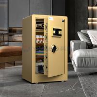 China Dual Alarm Biometric Fingerprint Lock Home Safe Box For Security for sale