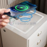China Home Fingerprint Biometric Safe Box Smart Safe Box Night Table For Security for sale