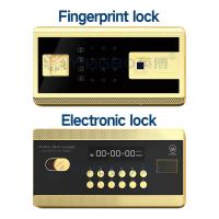 China Intelligent Dual Alarm Solid Bolts Office Safe Box YB/N7-25#---150D# for sale