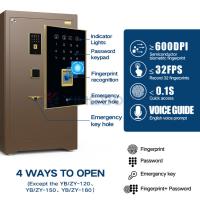 China Biometric Fingerprint Lock Electronic Digital Safe For Bank Security YB/ZY-58---180D for sale