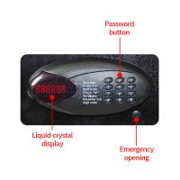 China Solid Steel Electronic Digital Lock Hotel Safe Box For Security for sale