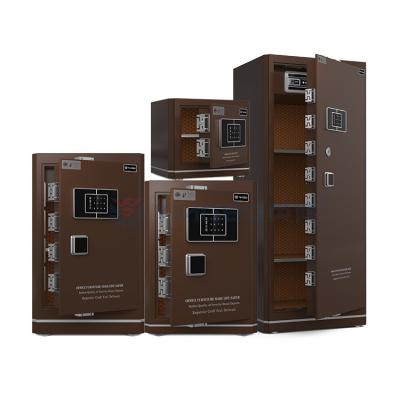 China Dual Alarm Fingerprint Lock luxury Home Safe Box YB/N6-35#---180# for sale