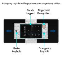 China Dual Alarm Fingerprint Lock luxury Home Safe Box YB/N6-35#---180# for sale