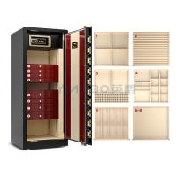 China Dual Alarm Luxury Smart High End Jewelry Safe Solid Steel 170kg Watch Safe With Winder for sale