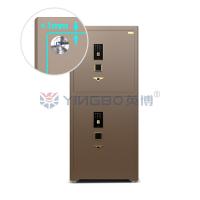 China Double Compartment Jewelry Lock Box Fingerprint Lock H1680mm Safe Watch Box for sale