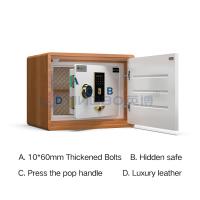 China Dual Alarm Simple Design Smart Box Safe Bedside Table Thickened Bolts for sale