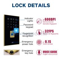China Dual Alarm Simple Design Smart Box Safe Bedside Table Thickened Bolts for sale