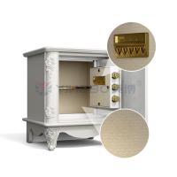 China Thickened Bolts Smart Wooden Nightstand Safe Biometric Fingerprint Lock Hidden Safe Box for sale