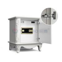 China Thickened Bolts Smart Wooden Nightstand Safe Biometric Fingerprint Lock Hidden Safe Box for sale