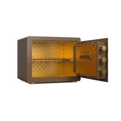 China 13kg Smart Home Safe Box Biometric Fingerprint Lock With Glossy Surface for sale