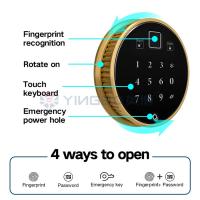 China 13kg Smart Home Safe Box Biometric Fingerprint Lock With Glossy Surface for sale